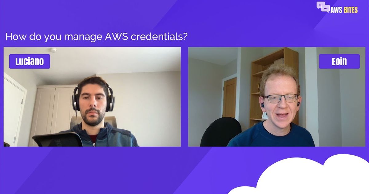 How do you manage your AWS credentials?
