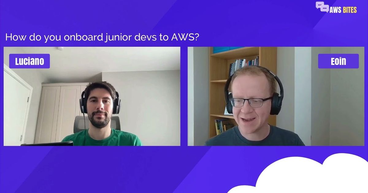 How do you onboard junior devs to AWS?